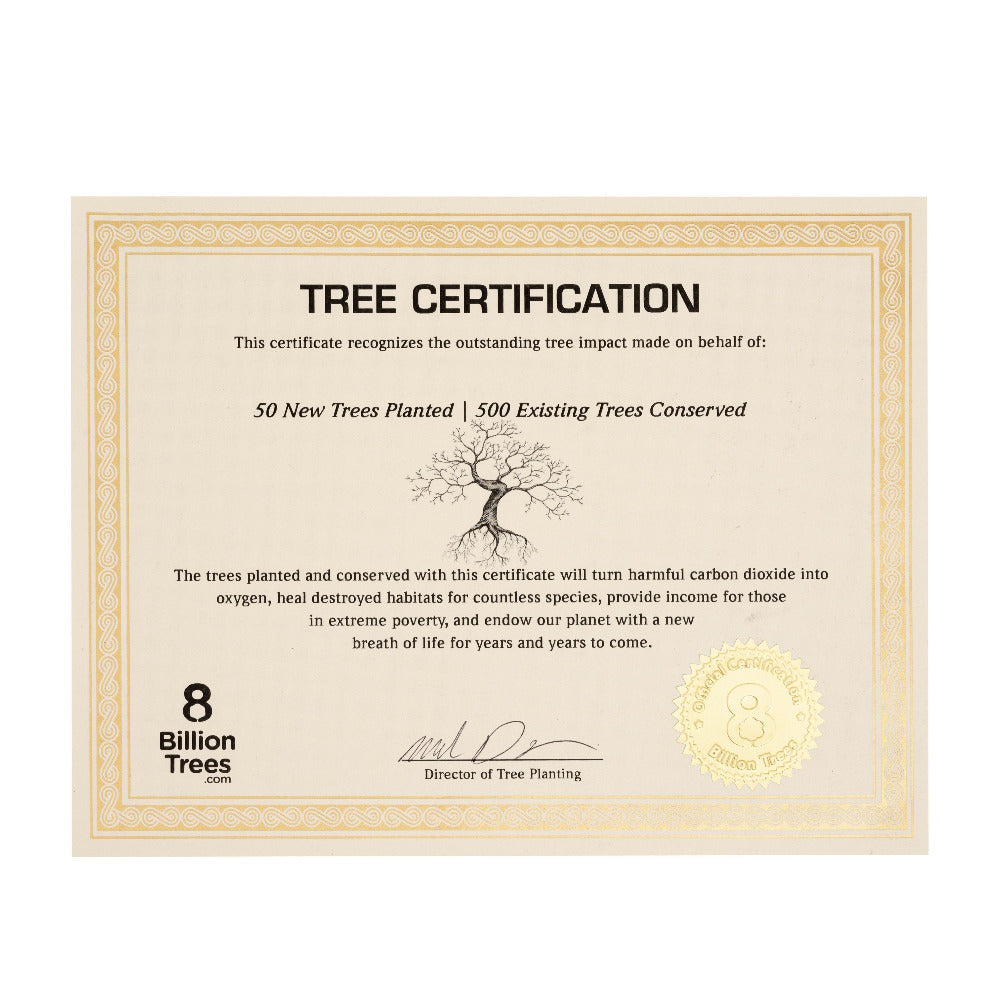 Personalized 8 Billion Trees Certificate - Plant Trees | 8 Billion Trees