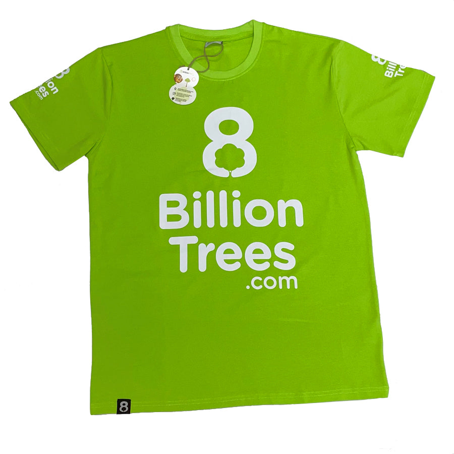 🌎 Tree World Map T-Shirt | 8 Billion Trees